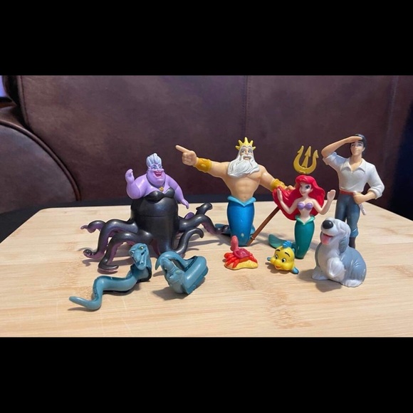 Disney | Toys | Vintage Disney The Little Mermaid Figure Set | Poshmark